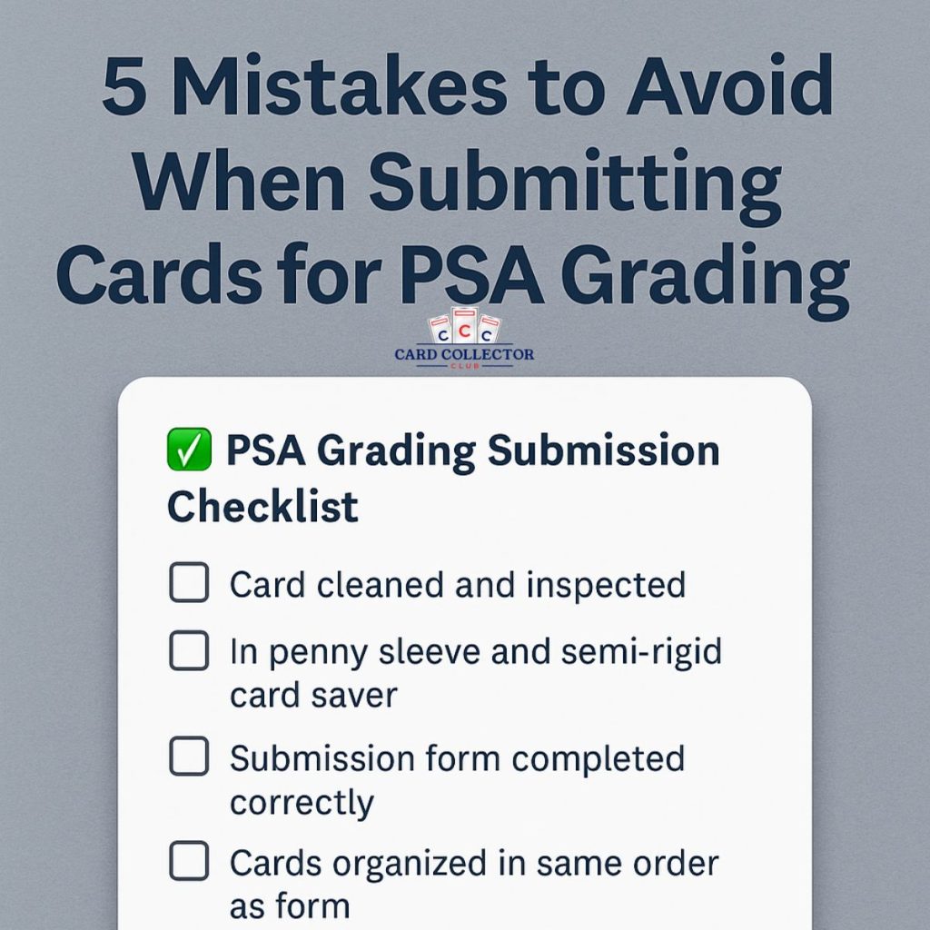 5 Mistakes to Avoid When Submitting Cards | PSA Authorized Dealer